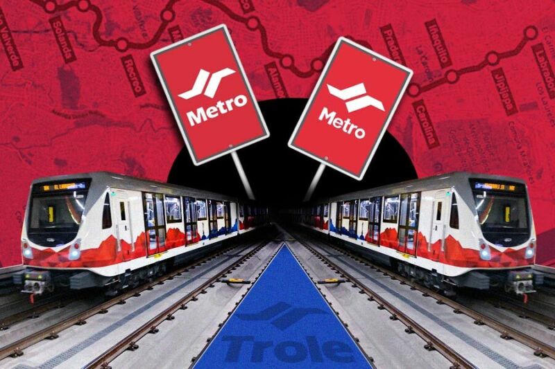 Hay un problema con el logo del Metro de Quito